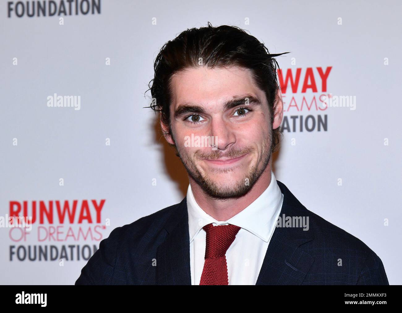RJ Mitte attends the Runway of Dreams Foundation show during Fashion ...