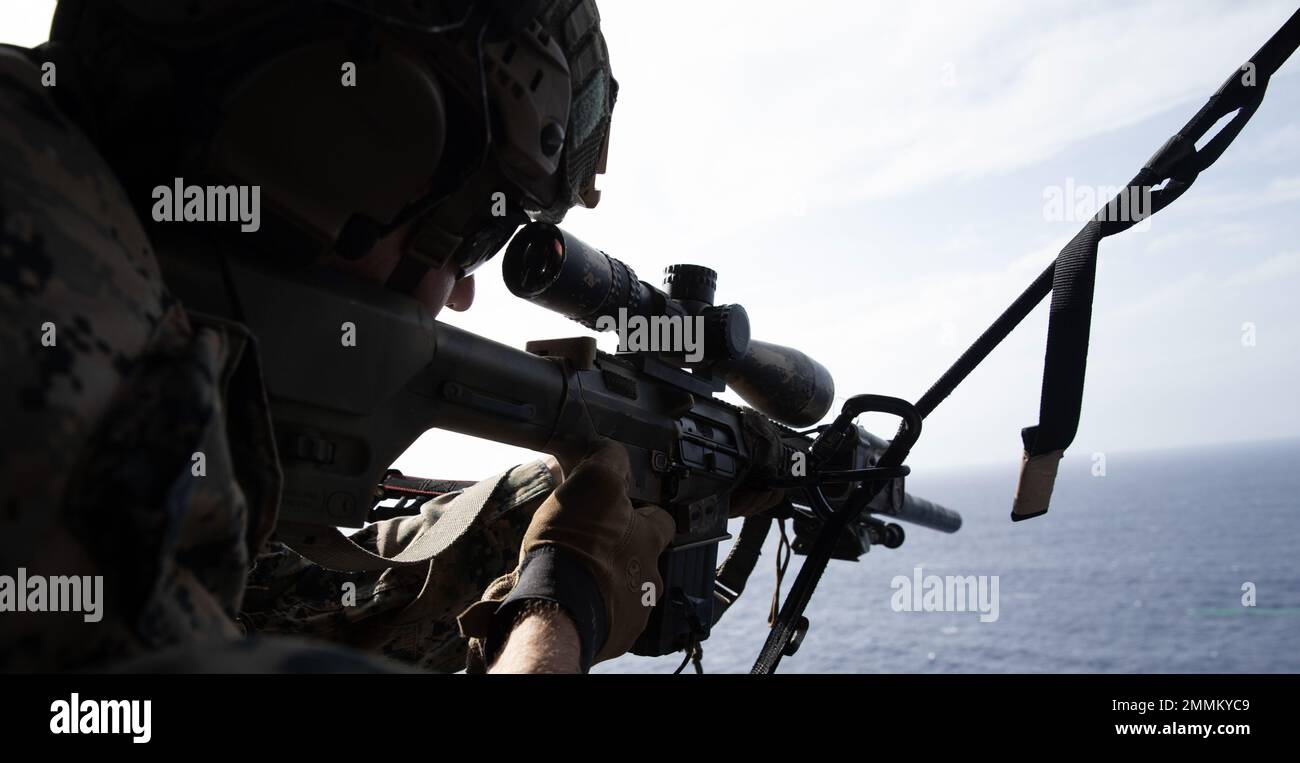 U.S. Marine Corps Sgt. Eric Dennin, a scout sniper with Battalion ...