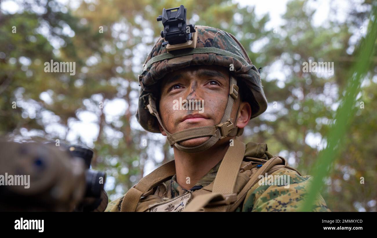 U.S. Marine Corps Pfc. Robert O’Donnell with 1st Battalion, 8th Marine ...
