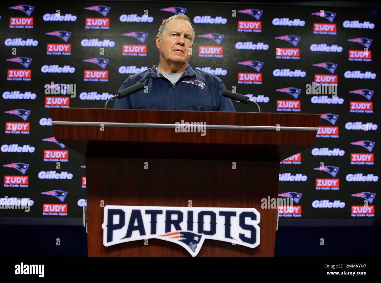 New England Patriots Head Coach Bill Belichick Takes Questions From