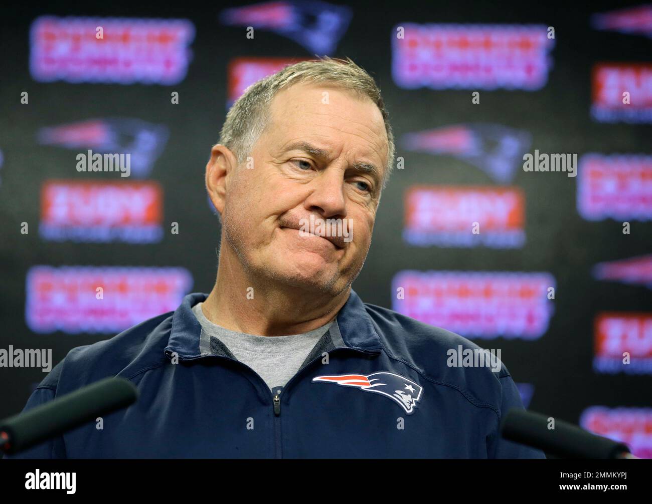 New England Patriots Head Coach Bill Belichick Takes Questions From