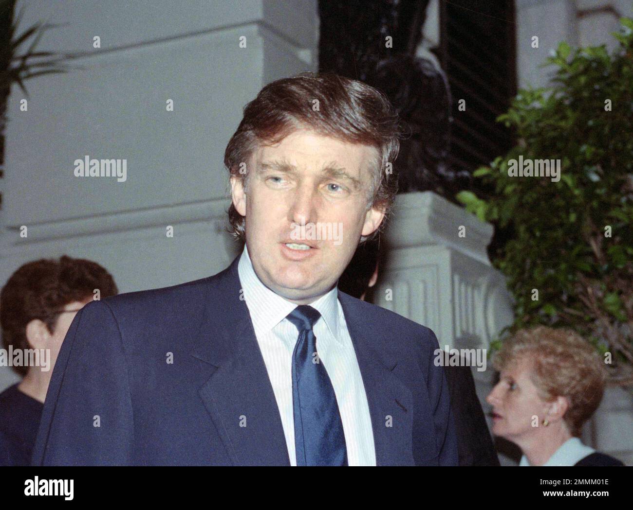 Real estate magnate Donald Trump is pictured in 1989. (AP Photo Stock ...