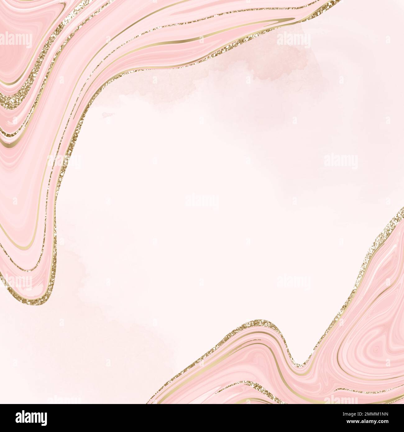 Gold and pink fluid patterned background vector Stock Vector Image ...