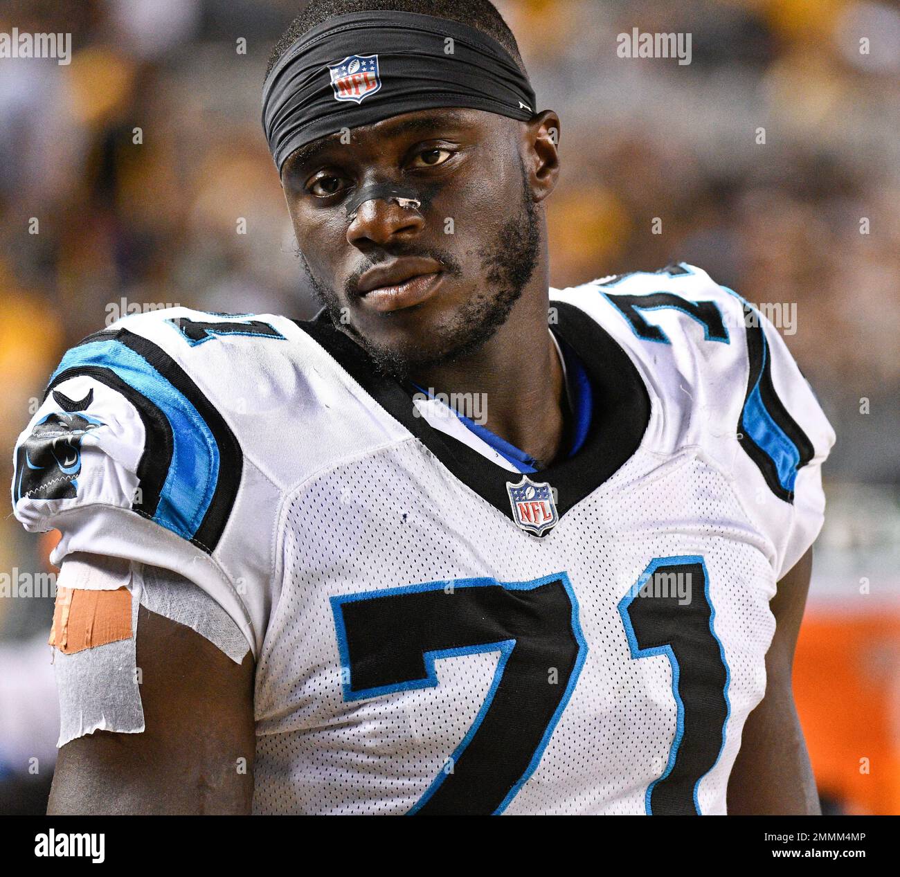FILE - In this Aug. 30, 2018, file photo, Carolina Panthers defensive ...
