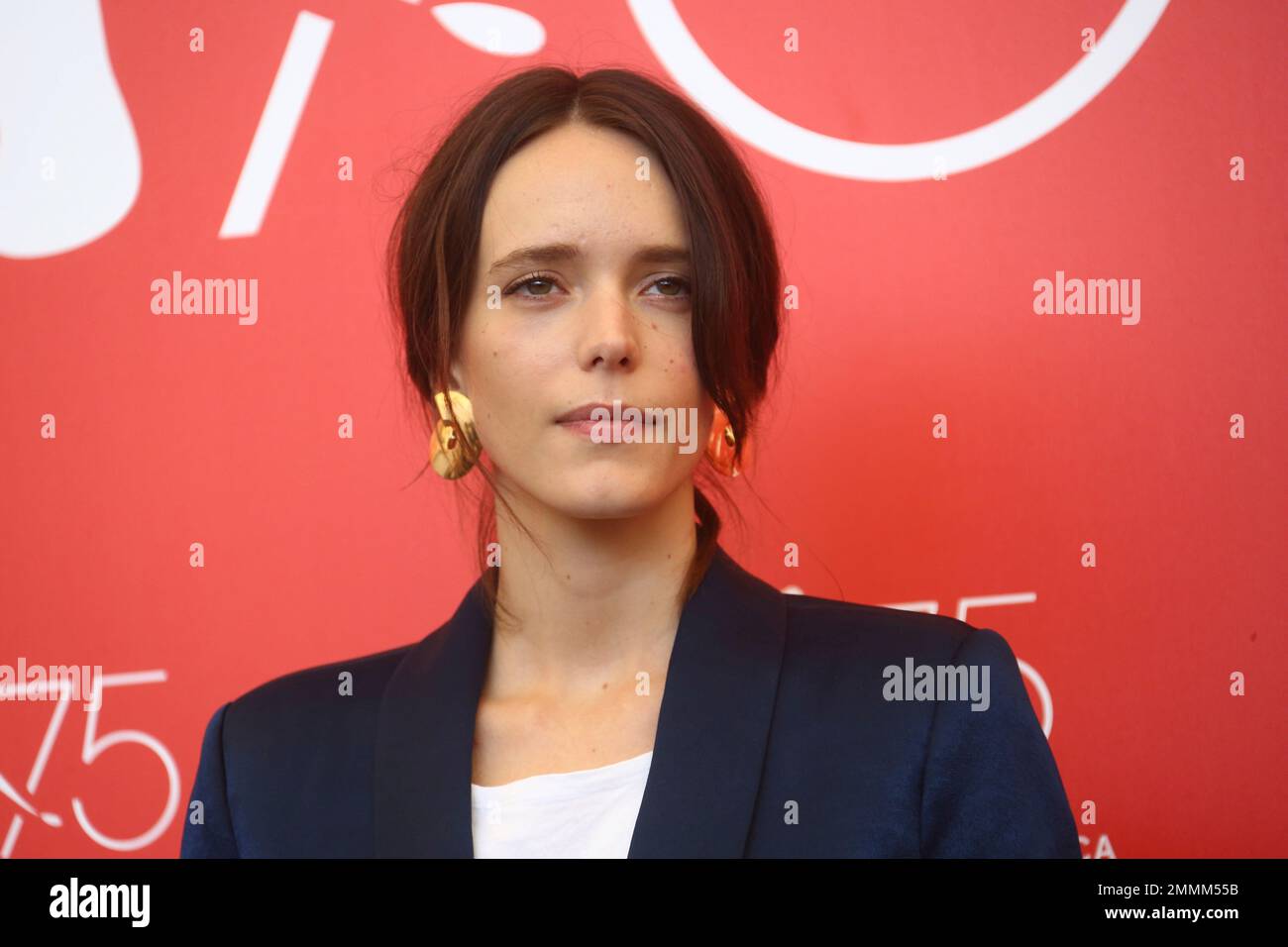 Stacy Martin poses for photographers at the photo call for the film ...