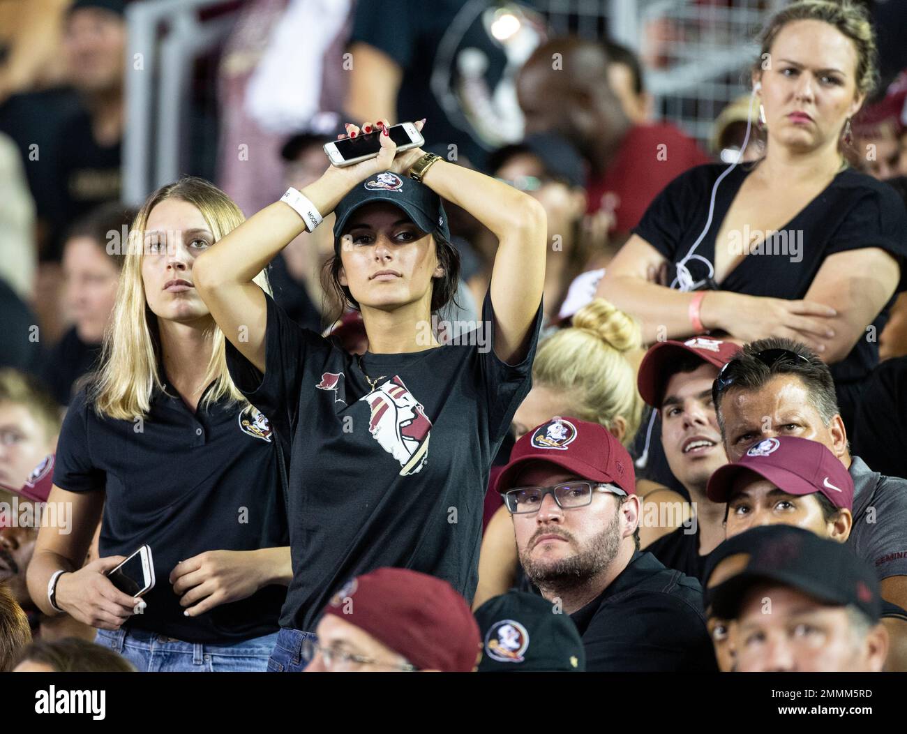 Stunned Florida State fans watch as Virginia Tech defeated them 24-3 in ...
