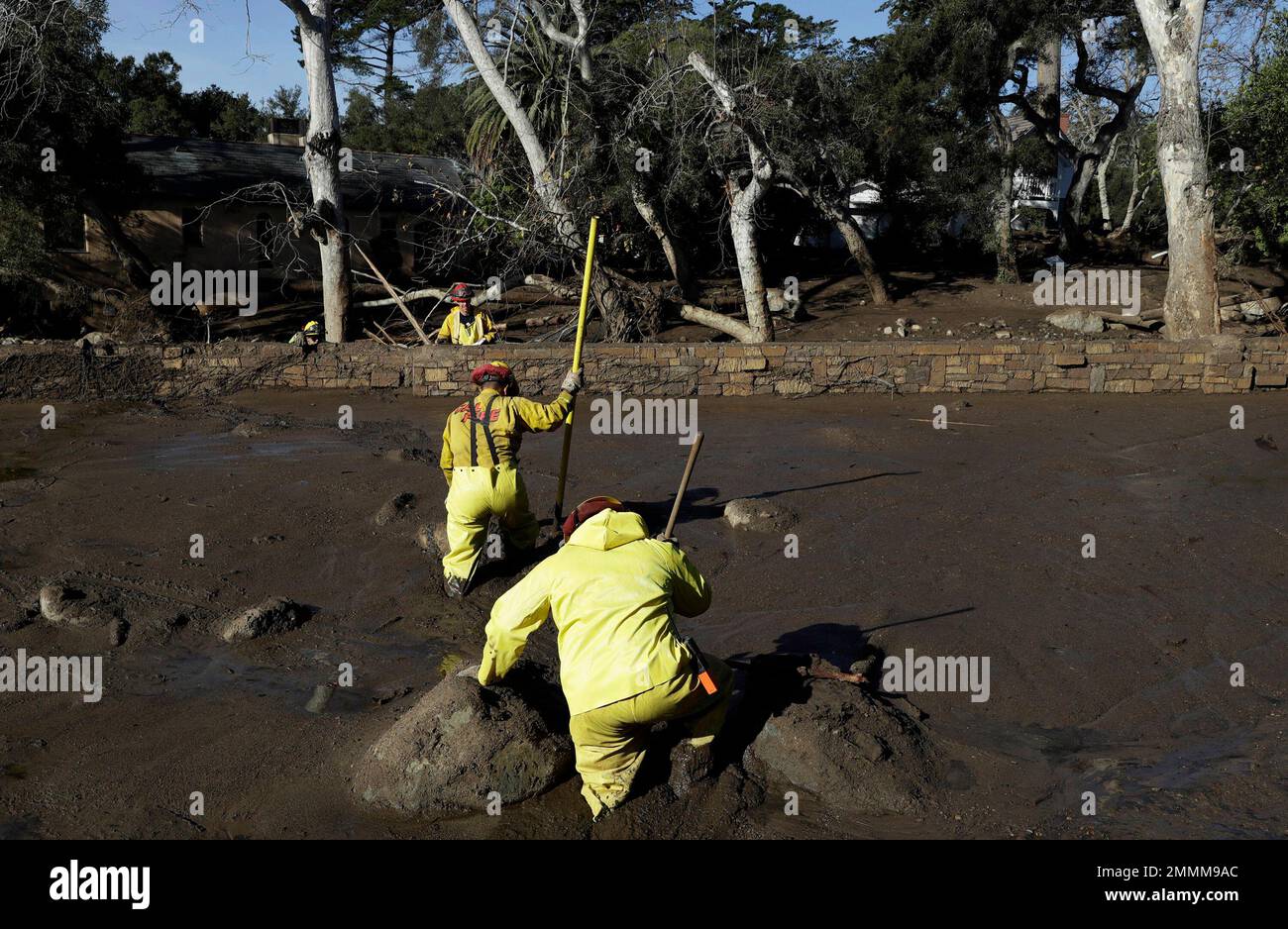 FILE - In this Jan. 12, 2018 file photo, a Cal Fire search and rescue ...