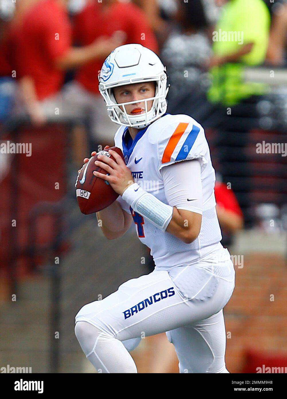 Boise State quarterback Brett Rypien (4) throws a pass during the first ...
