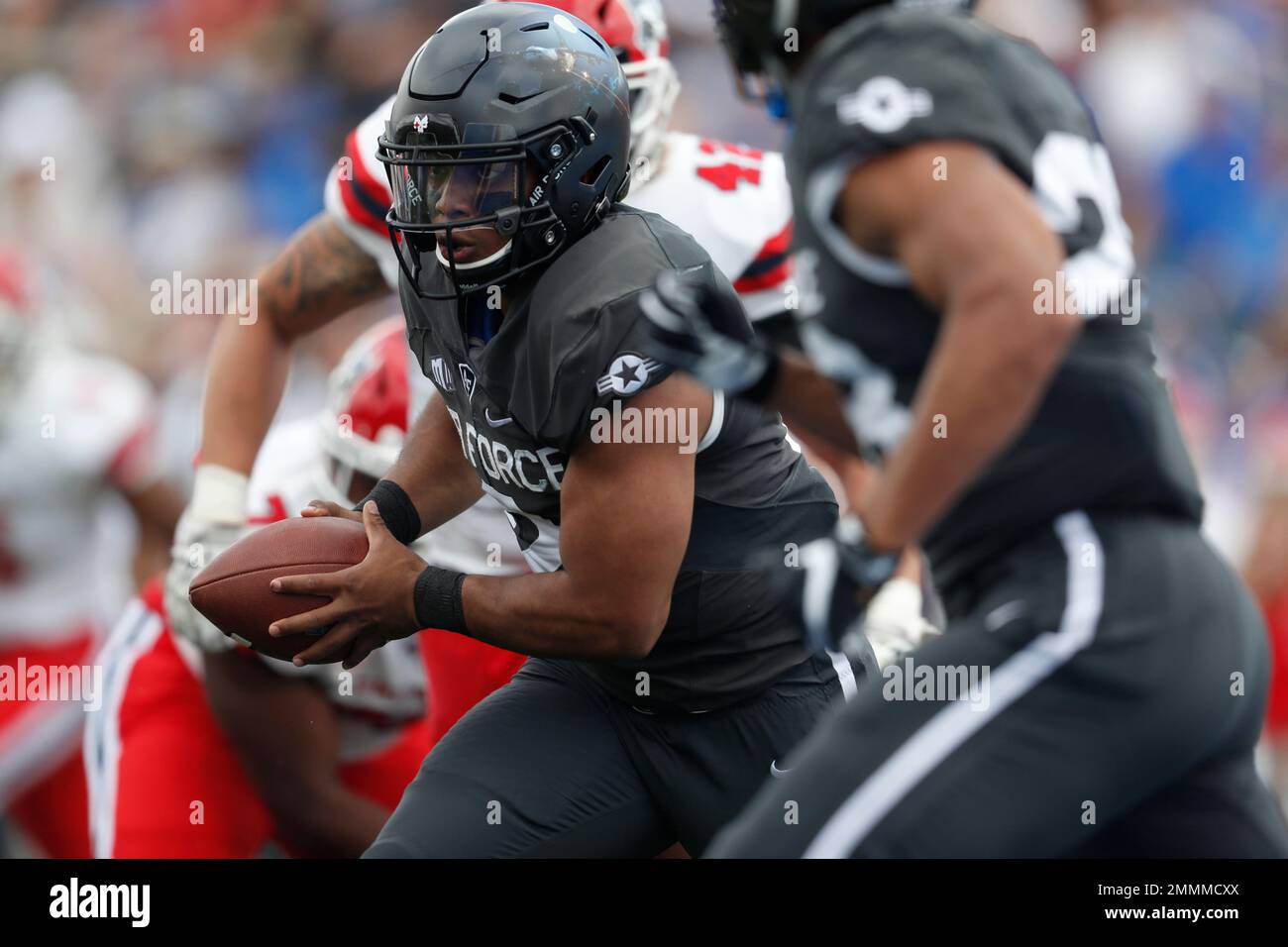 Air Force Falcons quarterback Arion Worthman (2) in the first half of ...