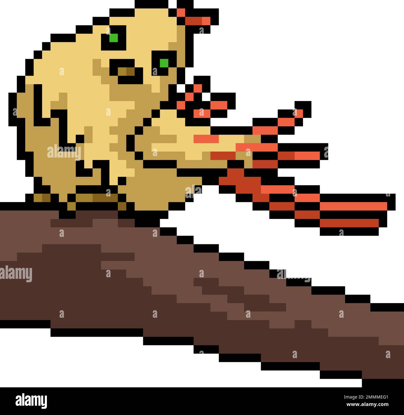 Bird pixel art hi-res stock photography and images - Alamy