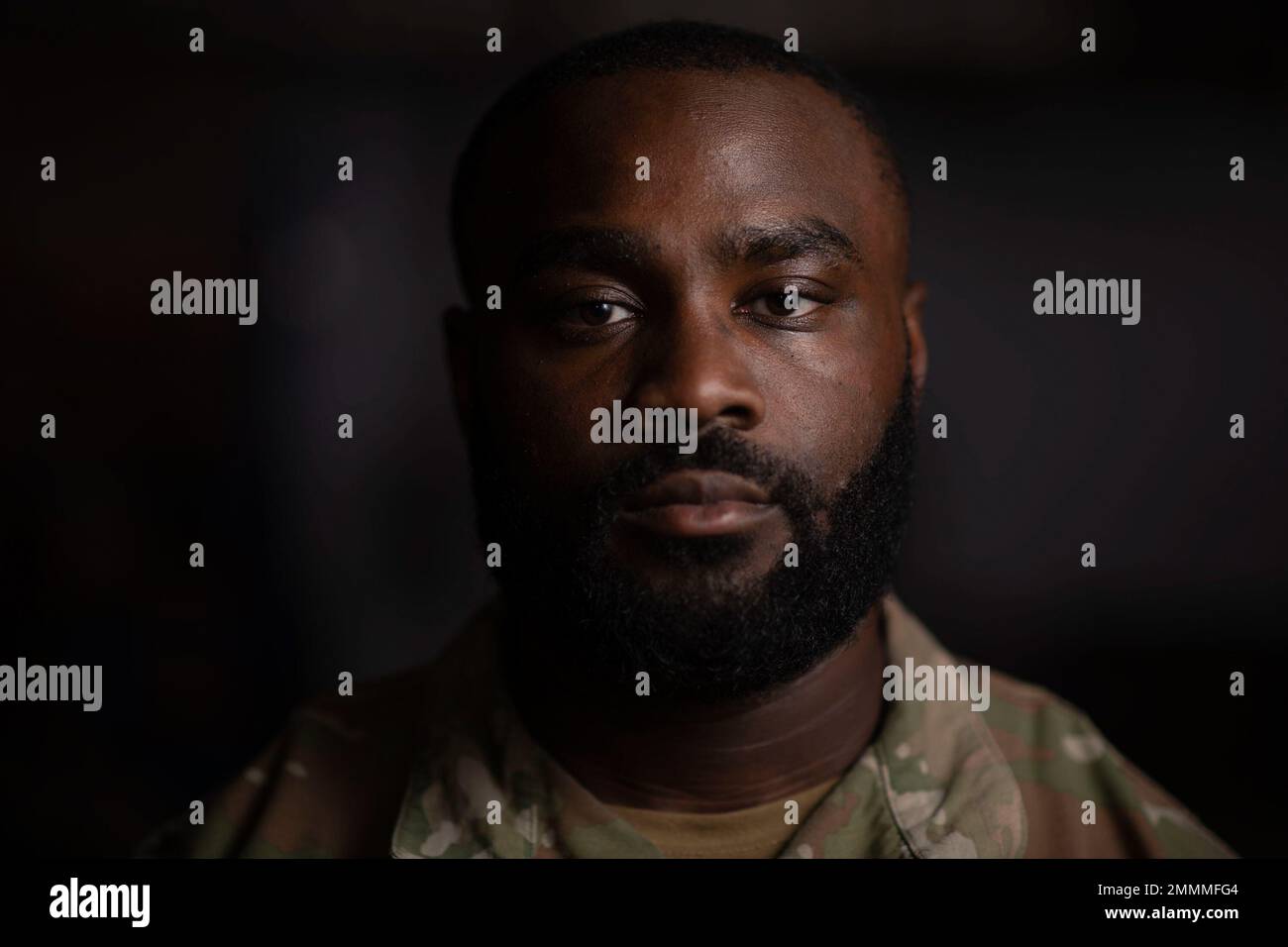 U.S. Air Force Senior Airman Cameron Walker, 386th Expeditionary Civil ...