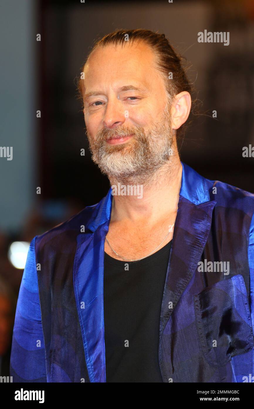 Music Thom Yorke poses for photographers upon arrival at the premiere ...