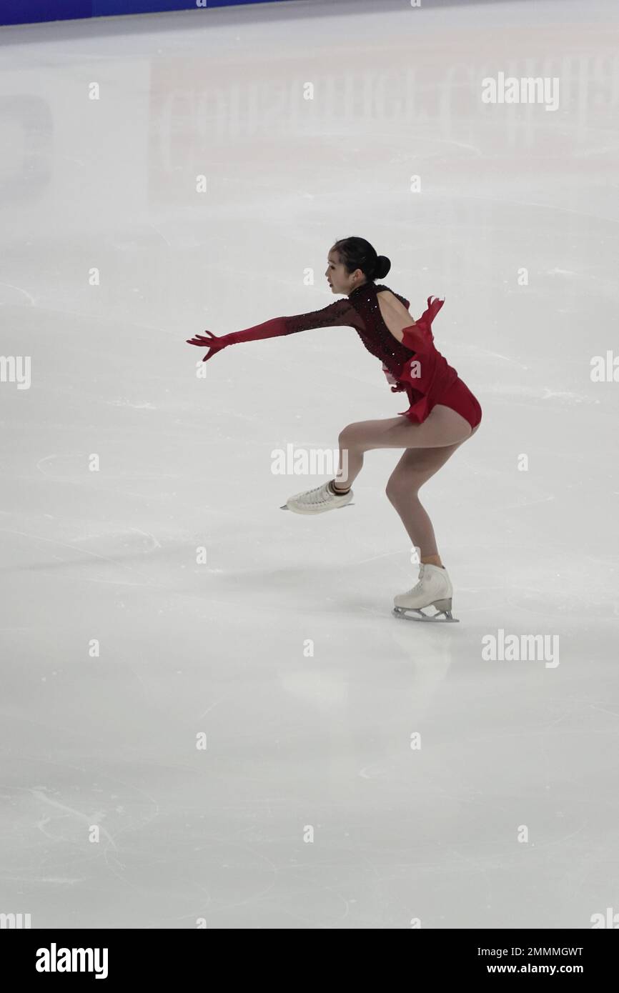 San Jose, CA, USA. 27th Jan, 2023. Josephine Lee performs at the ...