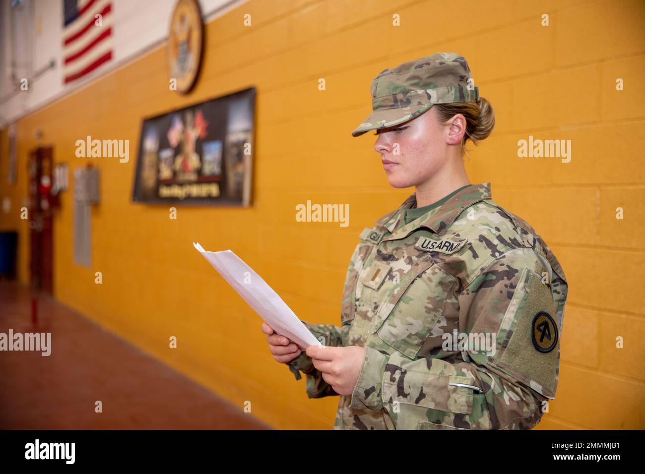 U.S. Army 2nd Lt. Ashley Kuglin with Bravo Battery, 3rd Battalion ...