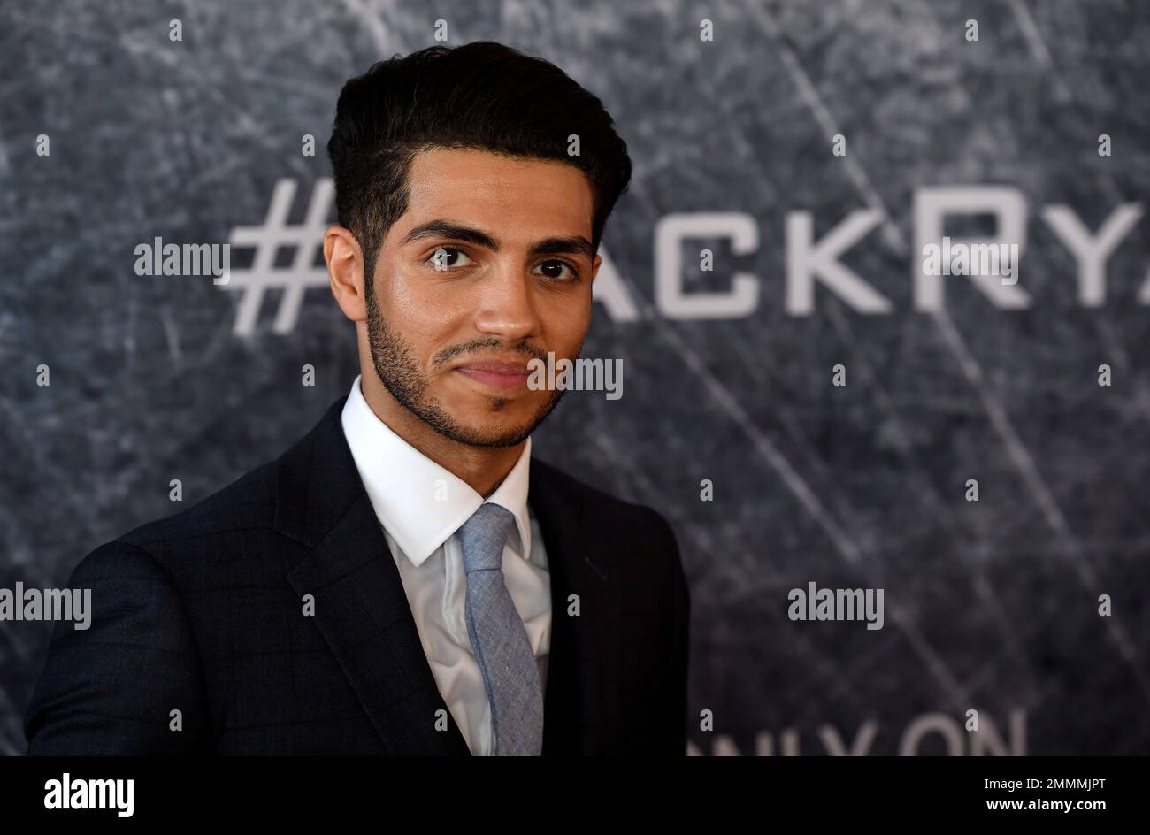 Mena Massoud, a cast member in "Tom Clancy's Jack Ryan," poses at the ...