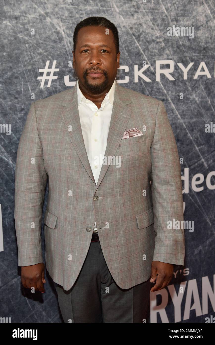 Wendell Pierce, a cast member in "Tom Clancy's Jack Ryan," poses at the ...