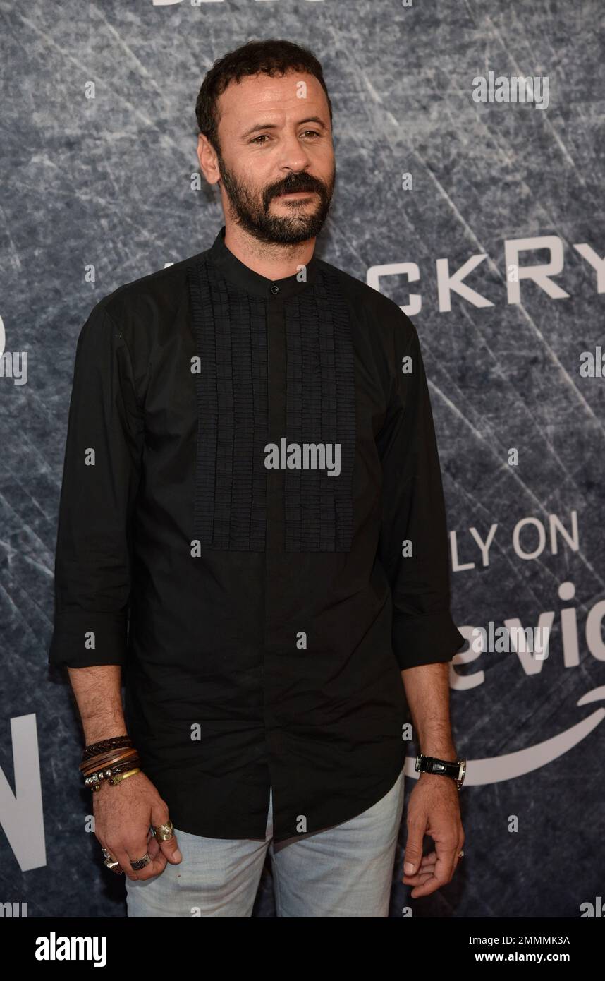 Ali Suliman, a cast member in "Tom Clancy's Jack Ryan," poses at the ...