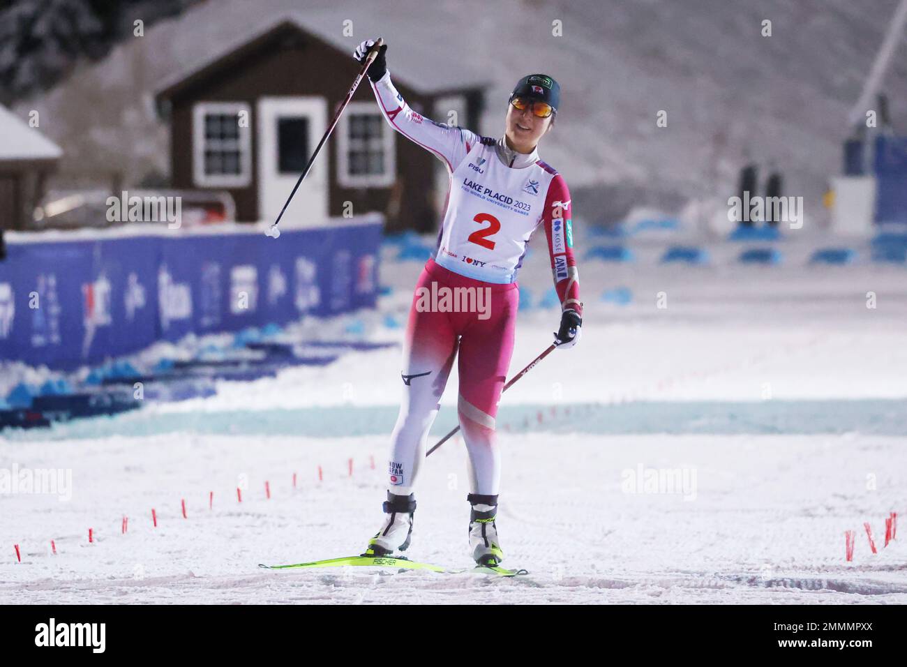Lake Placid, NY, USA. 13th Jan, 2023. Yuna Kasai (JPN) Nordic Combined ...