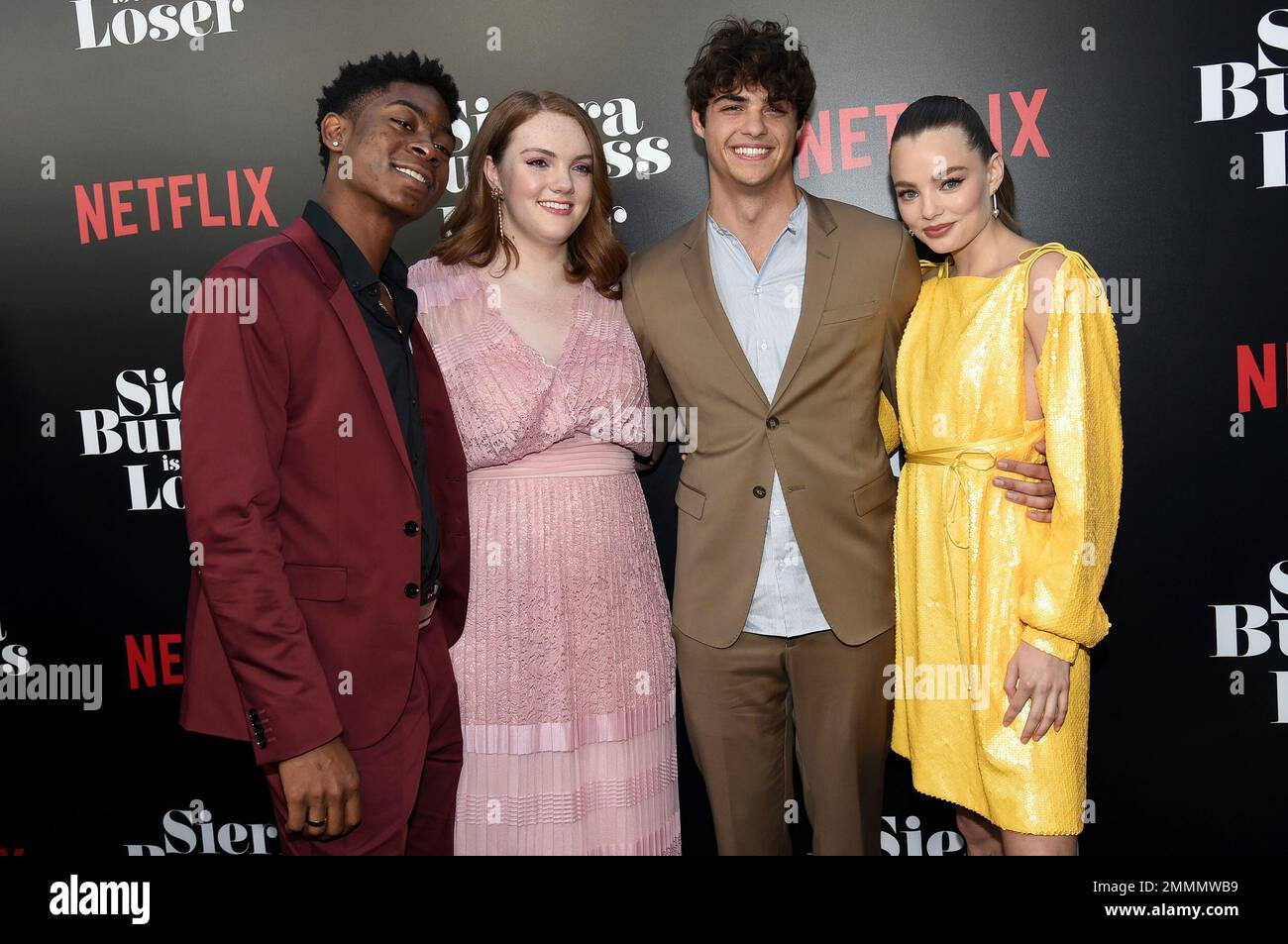 RJ Cyler, from left, Shannon Purser, Noah Centineo and Kristine Froseth ...