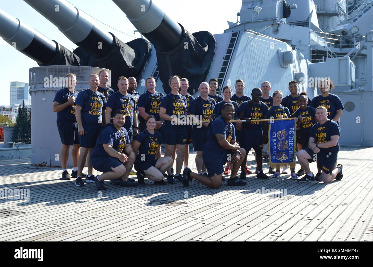 Chief Petty Officer Selectees from Naval Air Station Oceana pose for a ...