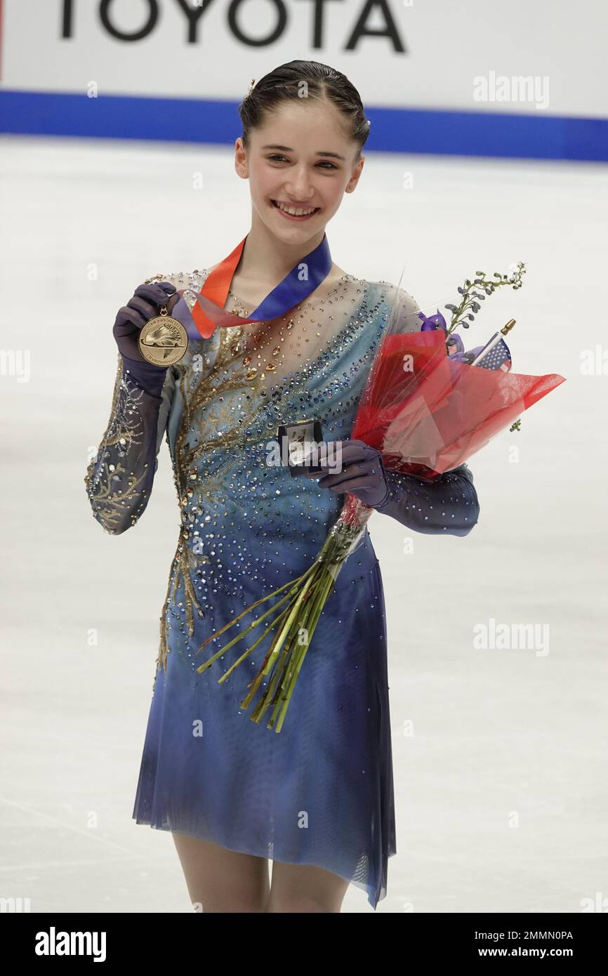 San Jose, CA, USA. 27th Jan, 2023. Isabeau Levito (winner) poses for ...