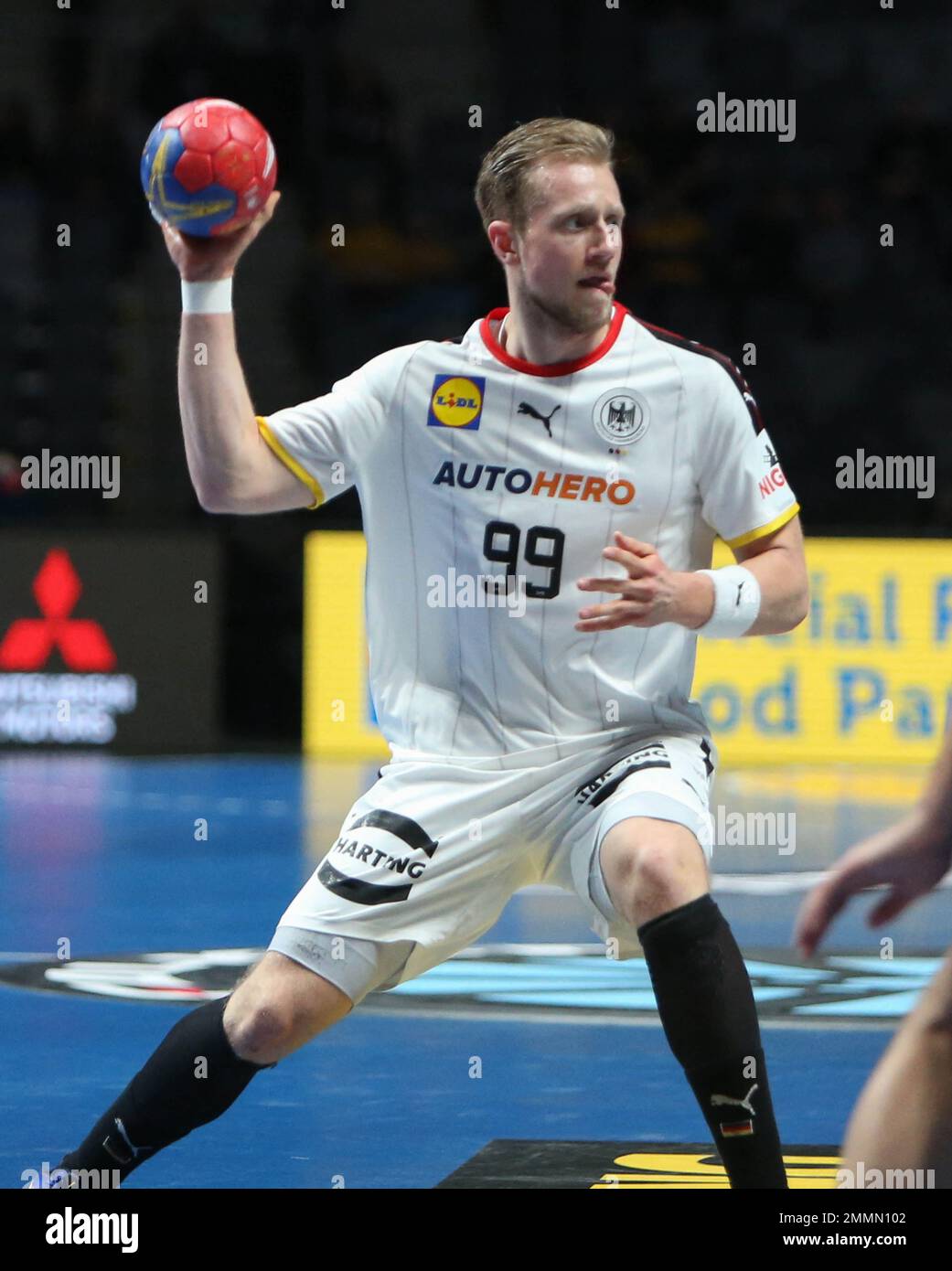 Stockholm, Sweden. 29th January, 2023. Luca WITZKE of Germany during ...