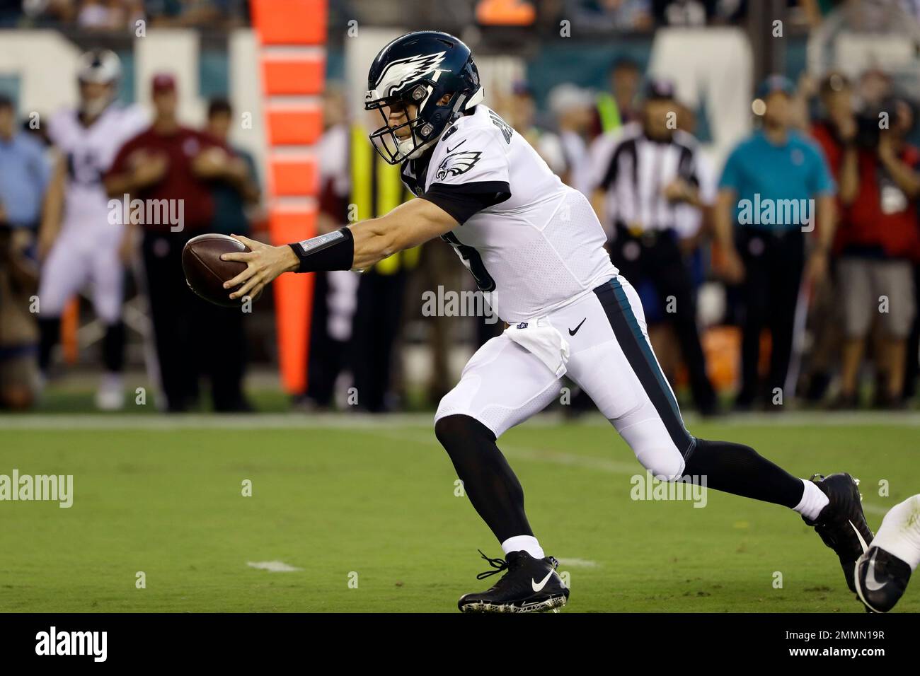 Philadelphia Eagles Joe Callahan In Action During The First Half Of A