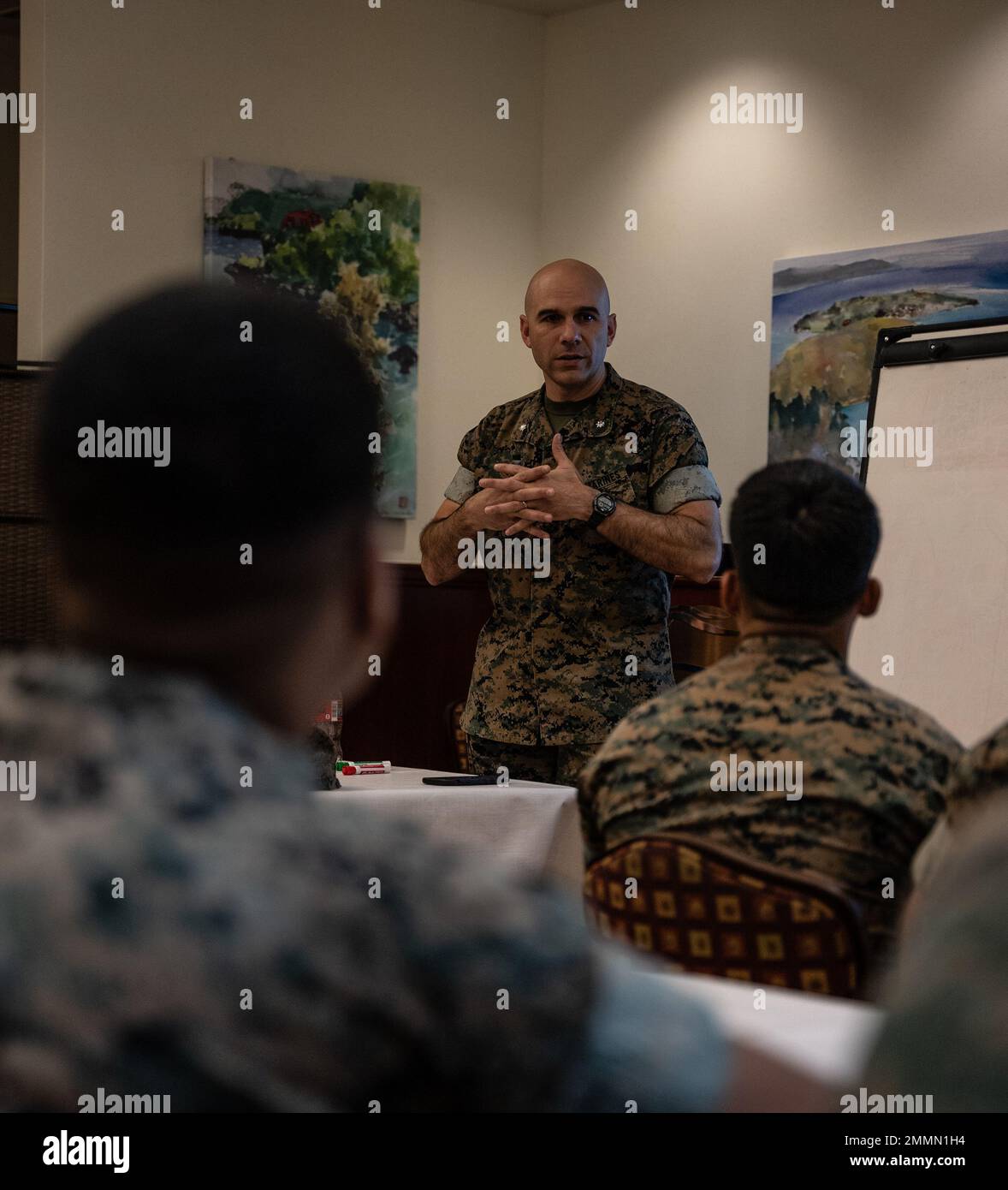 Lt. Col Miguel Cruz, the commanding officer of 3rd Supply Battalion ...