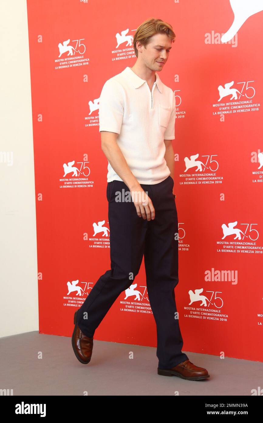 Actor Joe Alwyn poses for photographers at the photo call for the film ...