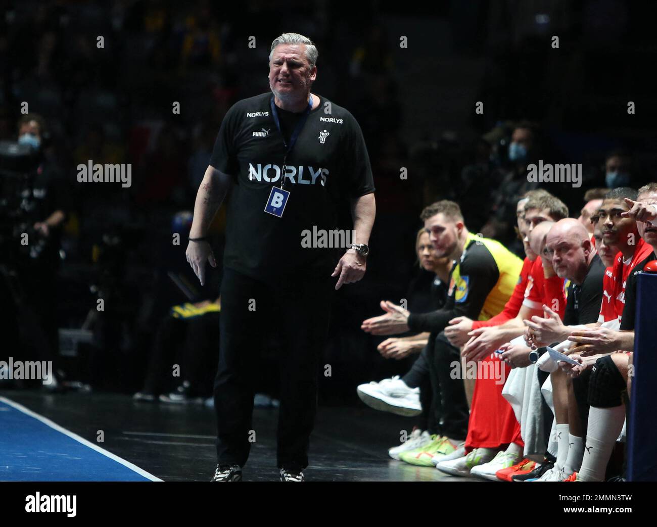 Stockholm, Sweden. 29th January, 2023. Coach Nikolaj Bredahl Jacobsen ...