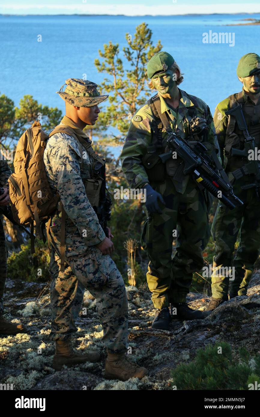 U.S. Marine Corps Sgt. Camron Tuttle, combat engineer, Littoral ...