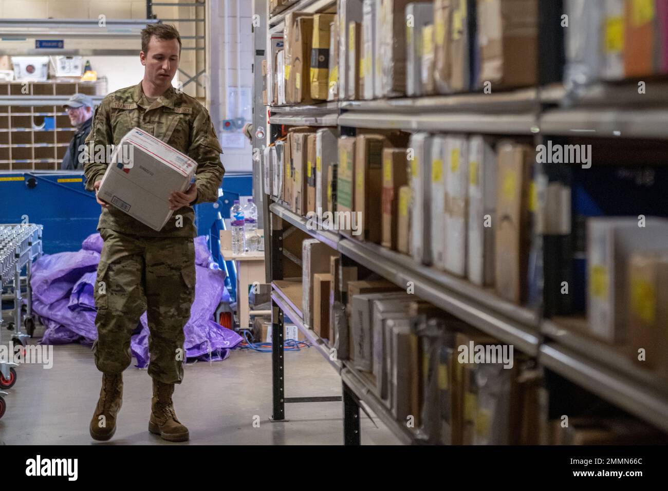 U.S. Air Force Airman Nicholas Trainotti, 100th Force Support Squadron ...