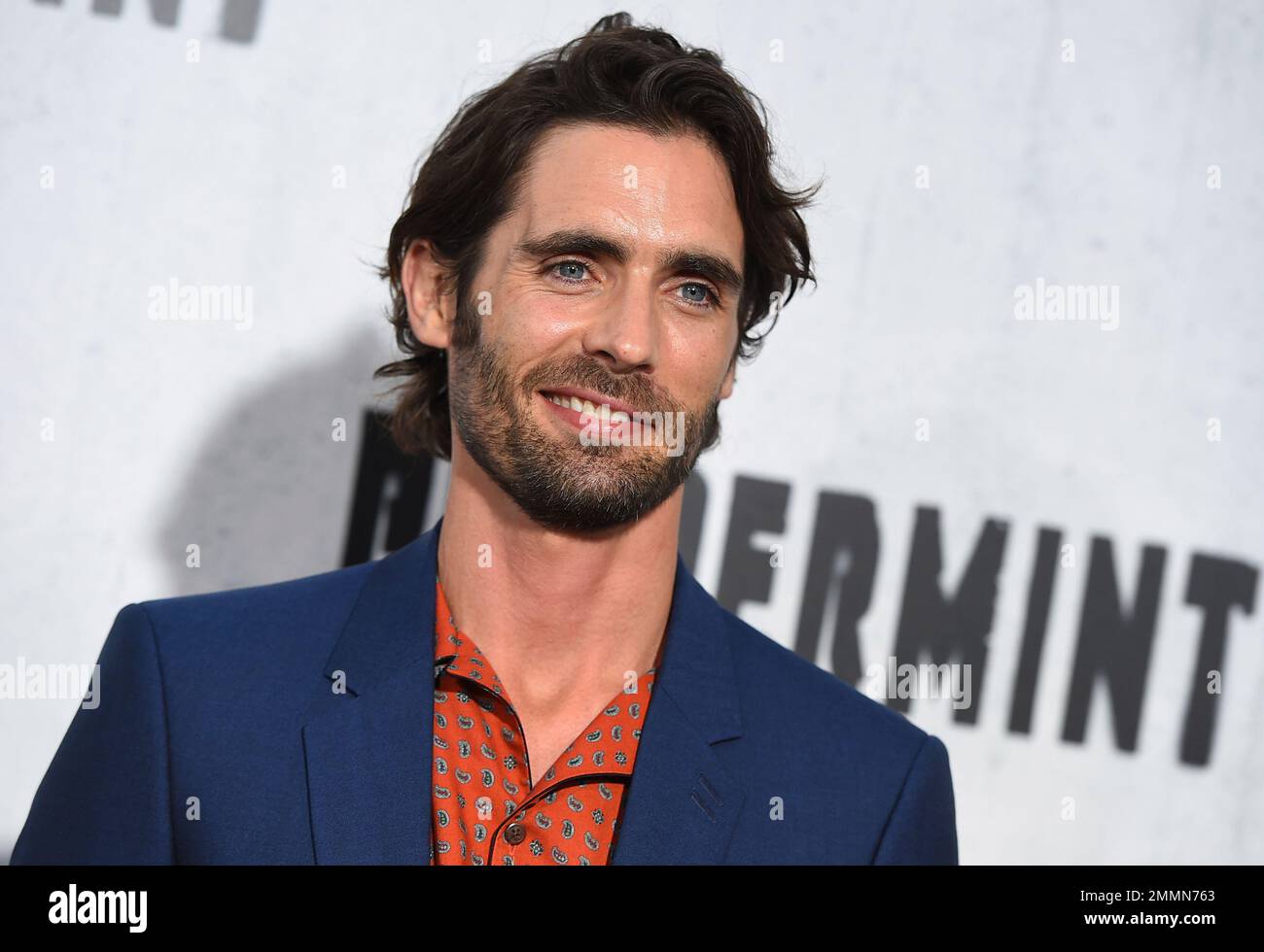 Tyson Ritter arrives at the Los Angeles premiere of "Peppermint" on ...