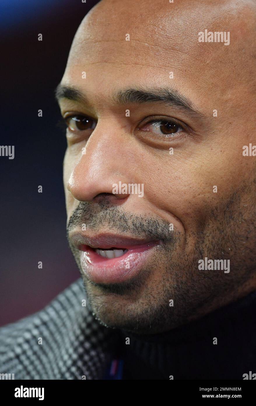 Paris, France. 29th Jan, 2023. Thierry Henri during the Ligue 1 Uber ...