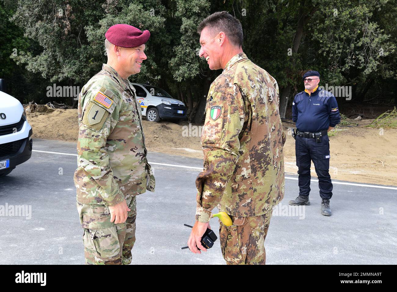 Left, U.S. Army Southern European Task Force, Africa Commanding General ...