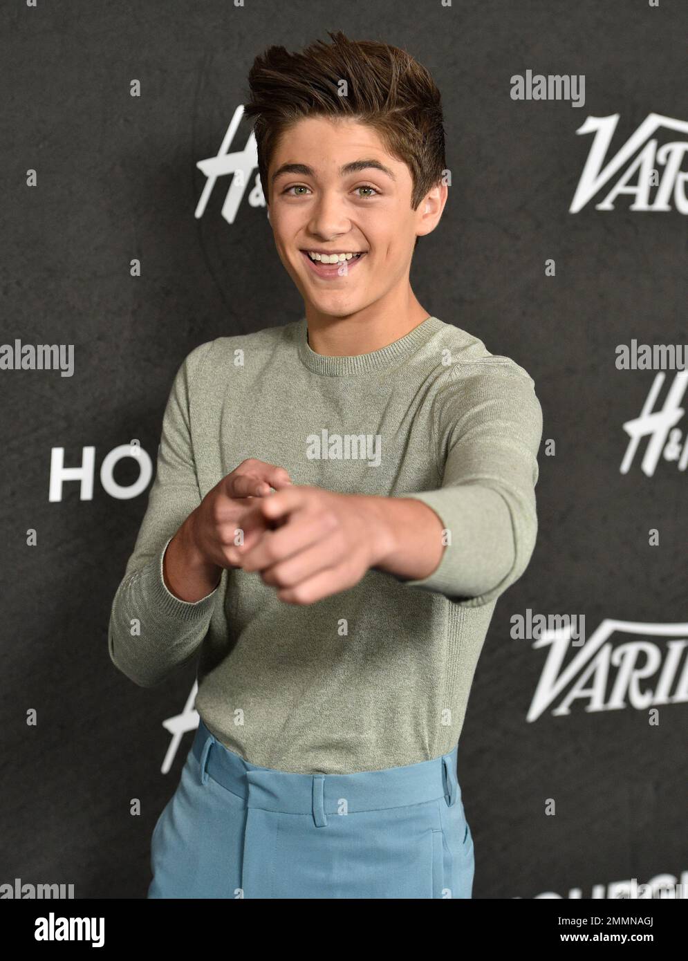 Asher Angel arrives at Variety's Power of Young Hollywood at the Sunset Tower Hotel on Tuesday ...