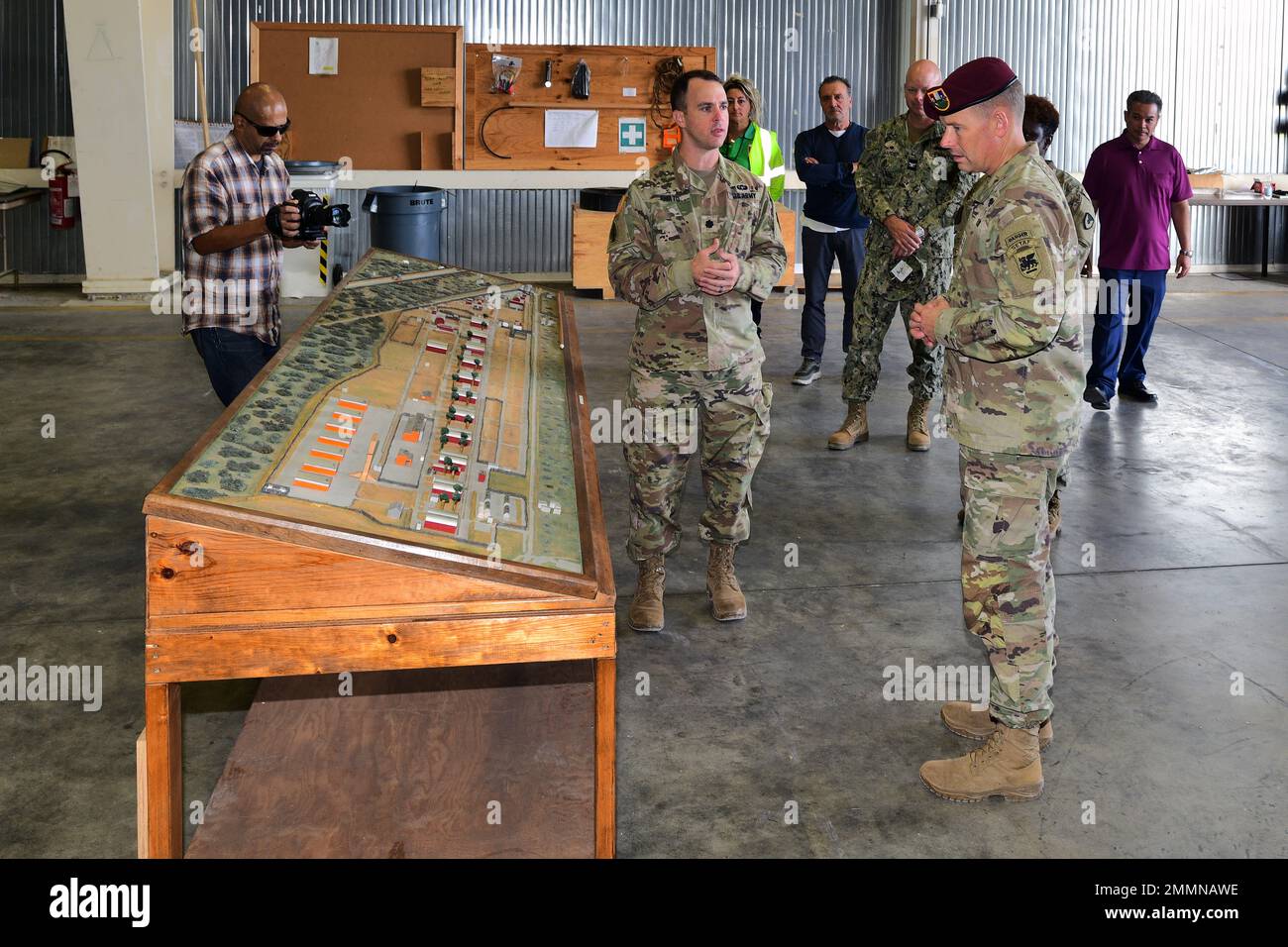Left, Lt. Col. Alexander J. Amato, 405th Army Field Support Brigade ...