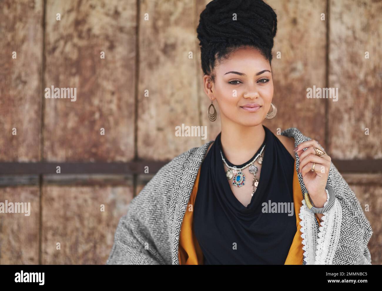 To me, clothing is a form of self-expression. an attractive young woman ...