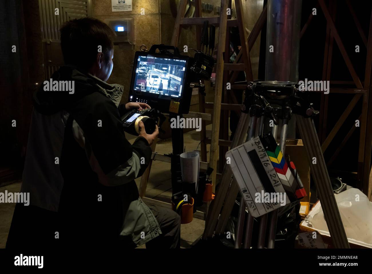 Filmed with cinematic hi-res stock photography and images - Alamy