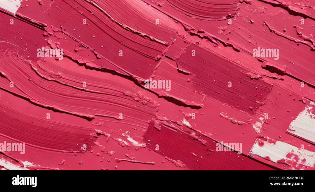 Red hand painted brush grunge background Stock Photo - Alamy