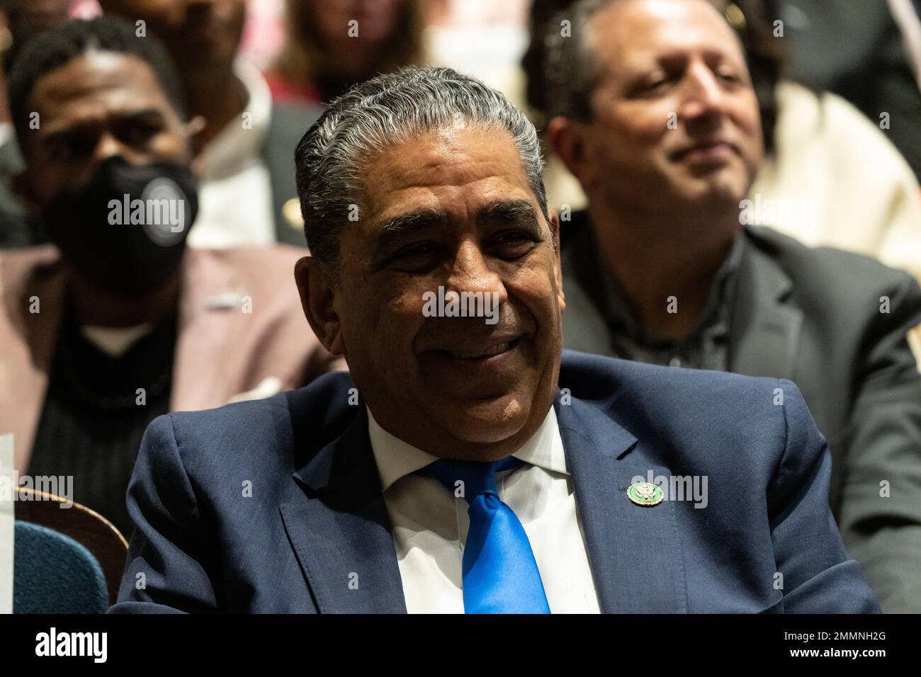 Congressman Adriano Espaillat attends House Democratic Leader Hakeem ...