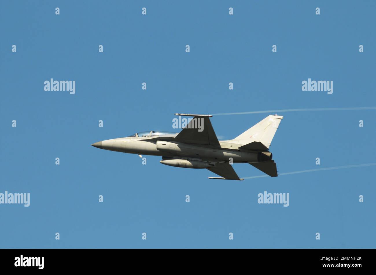 NAKHON PATHOM, THAILAND - January 14, 2023 : Military F16 fighter jet ...