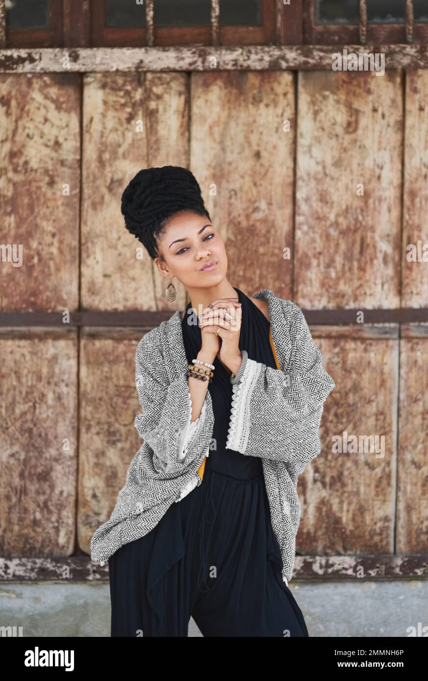 Dressing well is a form of good manners. Portrait of a fashionable ...