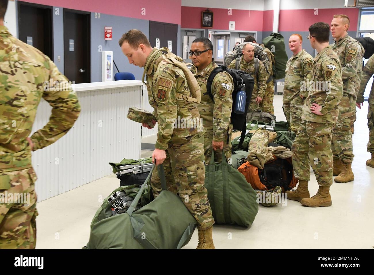 Airmen of the Alaska Air National Guard, 168th Wing at Eielson Air ...