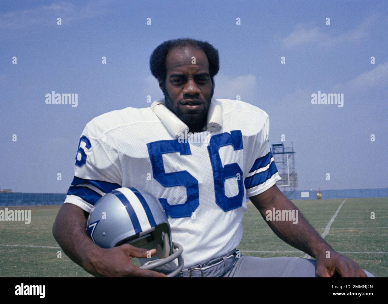 Linebacker for the Dallas Cowboys Rodrigo Barnes is pictured, 1973. (AP ...