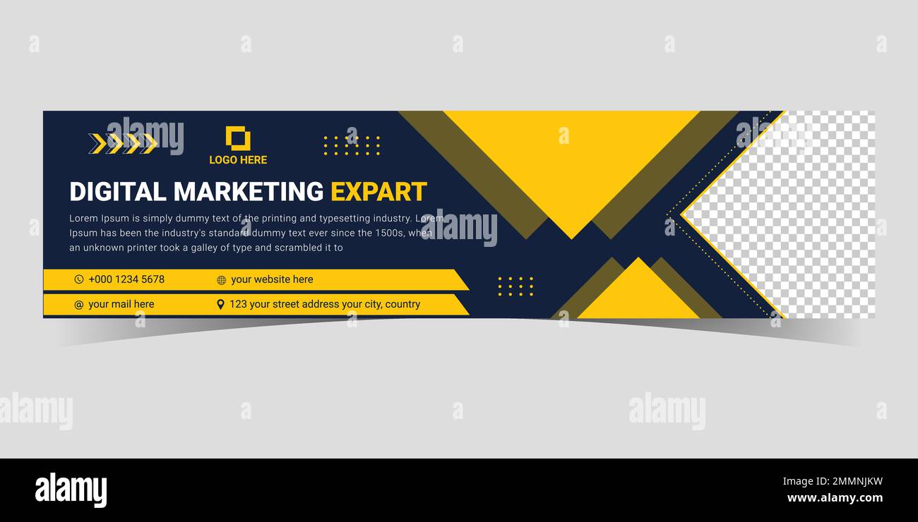 Web banner or Social Media Cover Photo Template design. Social Media ...