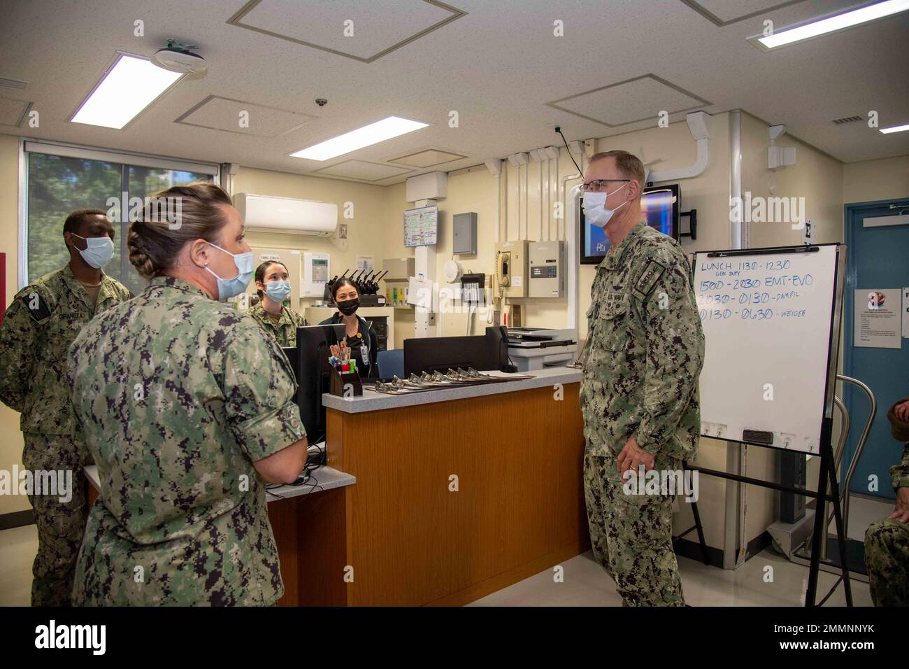 Vice Adm. Yancy Lindsey, Commander, Navy Installations Command, speaks ...