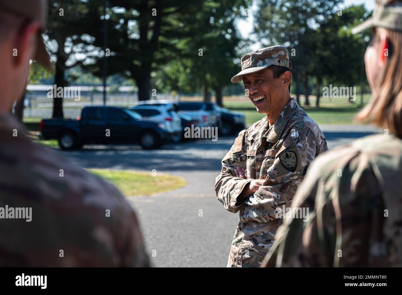 U.S. Air Force Col. Col. Rudolph Cachuela, Air Mobility Command surgeon ...