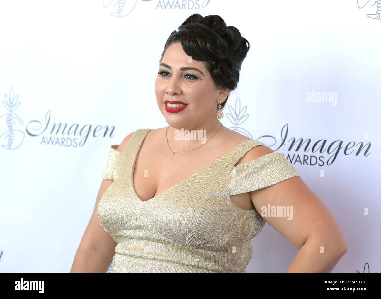 Natalie Sanchez arrives at the 33rd annual Imagen Awards on Saturday ...