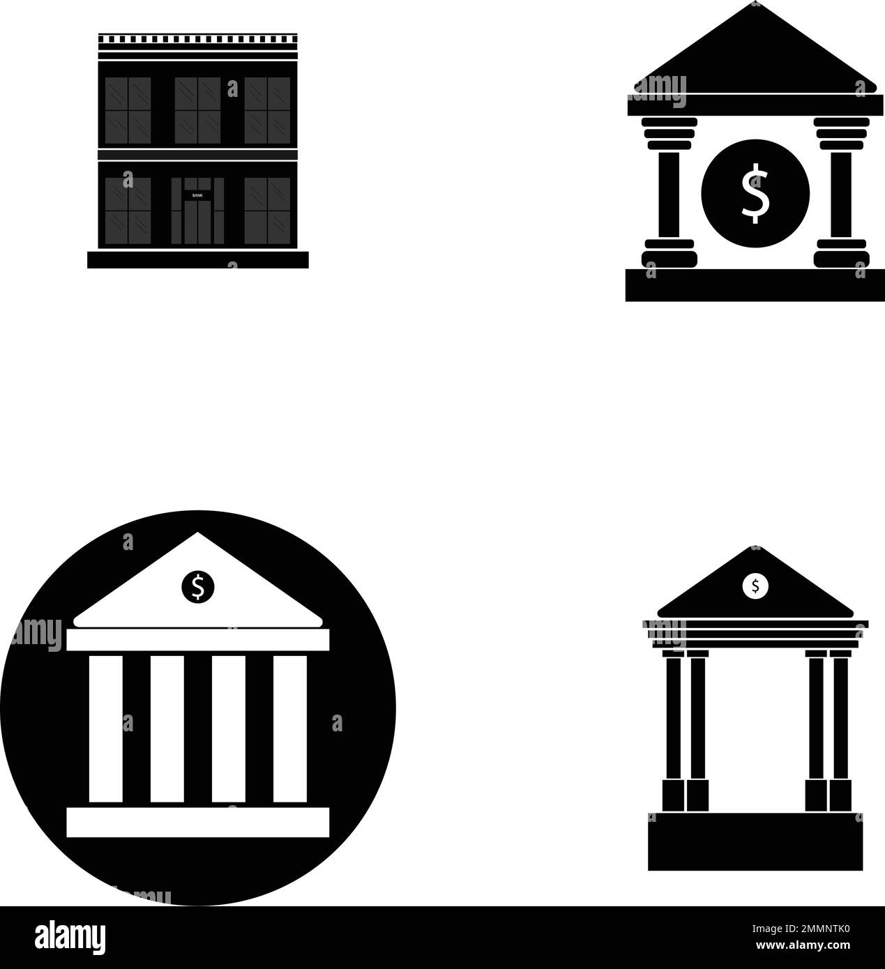 bank building icon illustration design Stock Vector Image & Art - Alamy